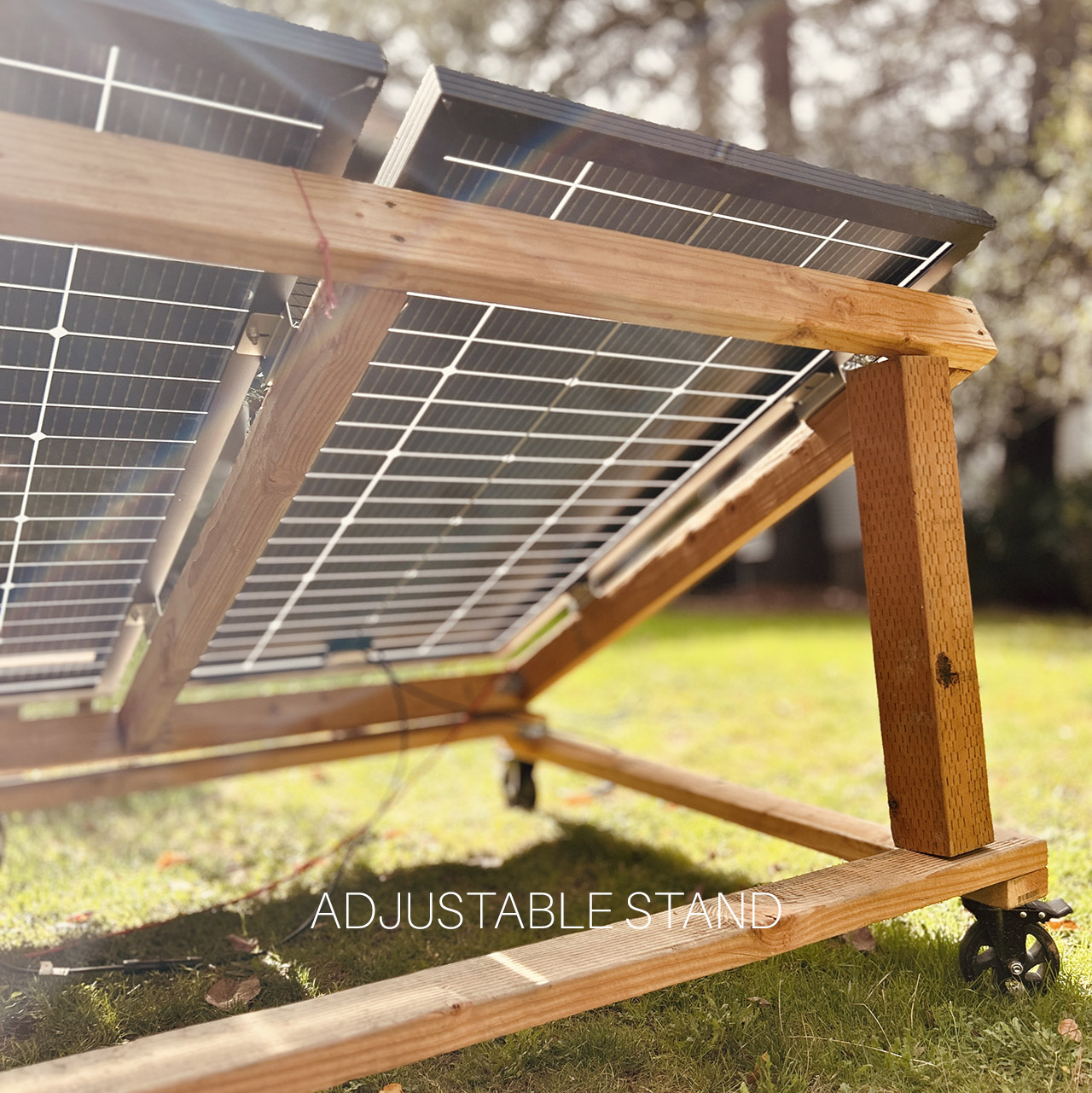 DIY Backyard Solar Panel Stand - Ashan Jay - Ashan Jay
