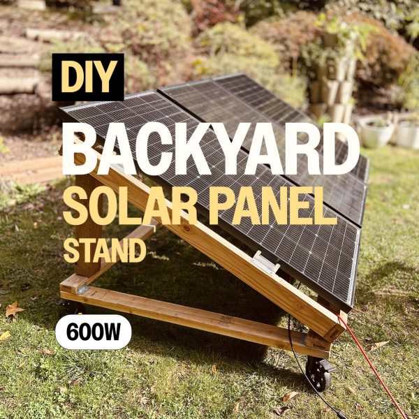 DIY Backyard Solar Panel Stand - Ashan Jay - Ashan Jay